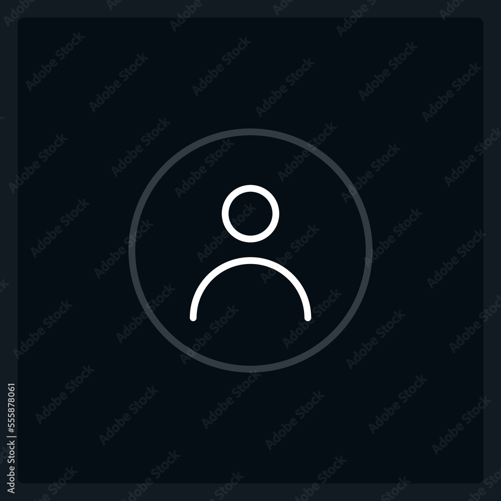 Profile Avatar Ui Element Template User Account Editable Isolated