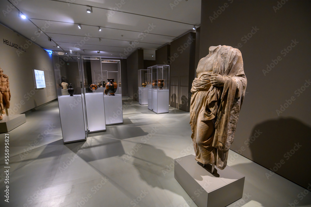 Budapest, Hungary - 26.05.2022: Interior of the Museum of Fine Arts ...