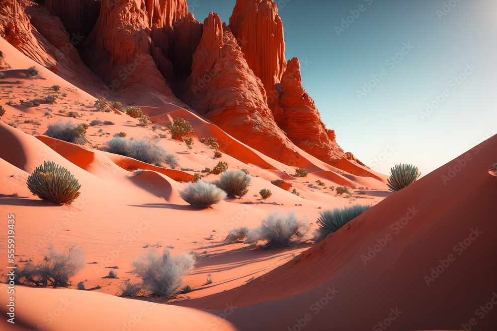 desert, scenery, desert, scenery, art, desert art, scenery art, desert ...