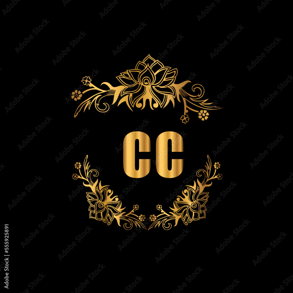 CC Luxury Letter Initial with Crown logo Vector, Great Luxury Logo ...
