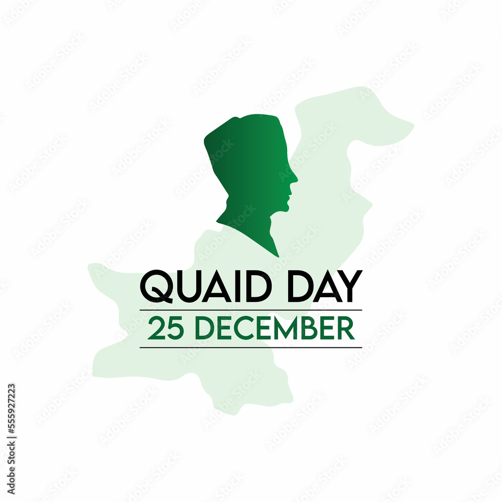 Quaid Day card and poster. Quaid e Azam Day Celebration Poster Concept ...