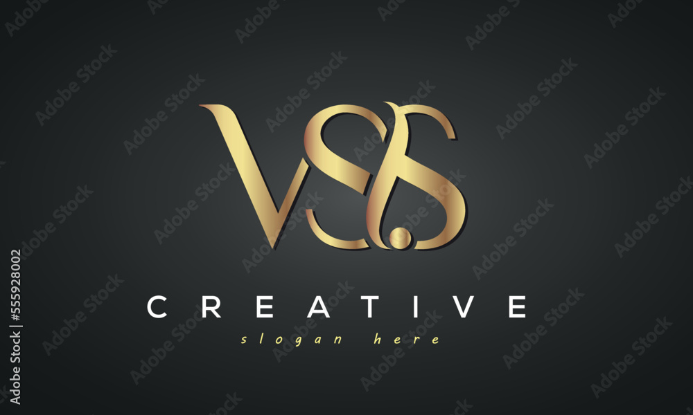 VSS creative luxury logo design Stock Vector | Adobe Stock