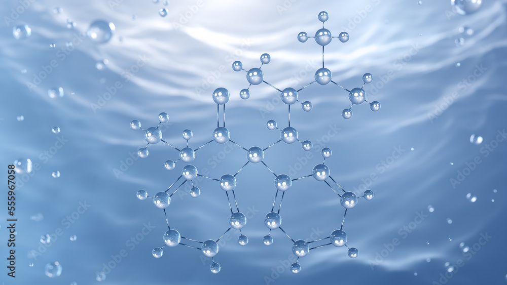 methadone molecular structure, 3d model Dolophine, opioid agonist ...