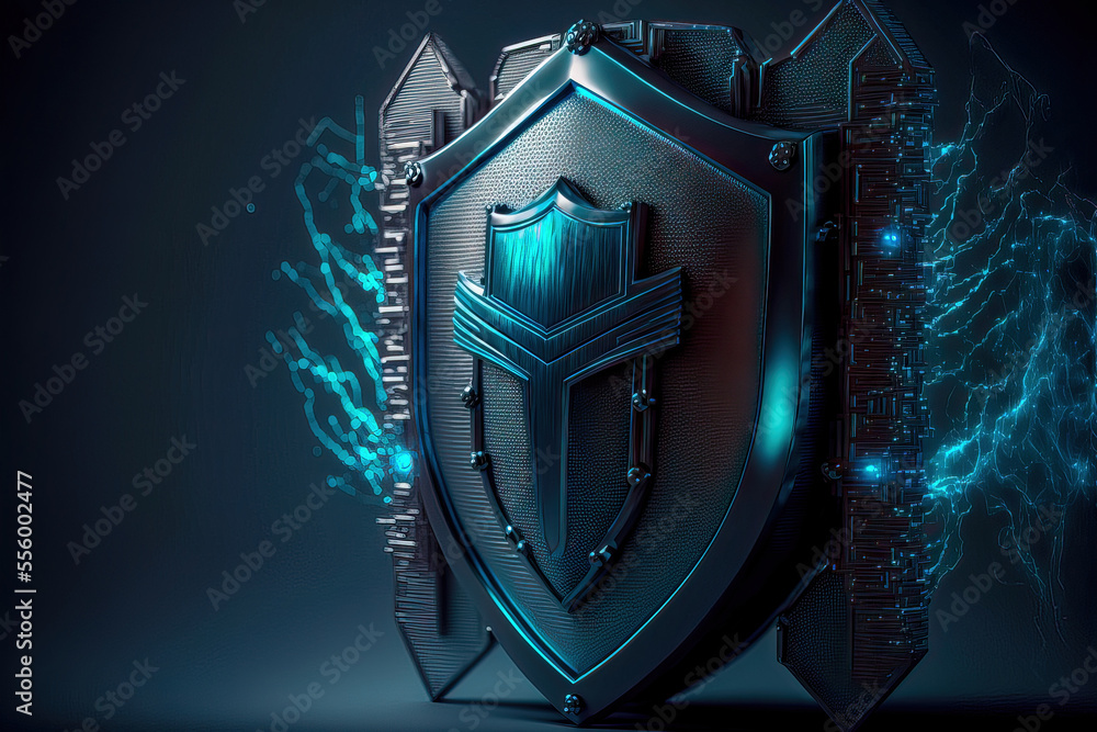 Data Security Data Protection 3D-Icon Cyberscurity and Internet ...