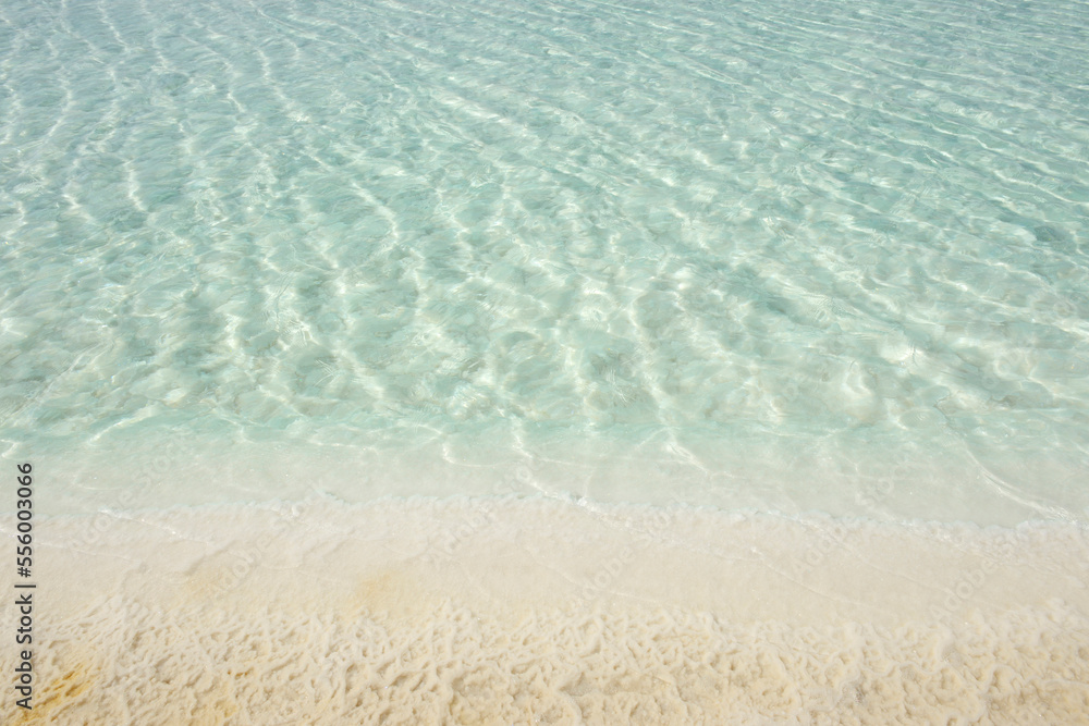 View of Turquoise, Transparent Water of Salt Lake, Siwa Oasis, Matruh ...