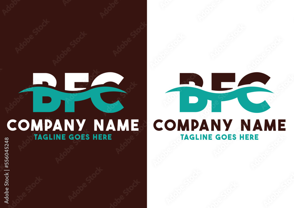 Letter BFC logo design template, BFC logo Stock Vector | Adobe Stock