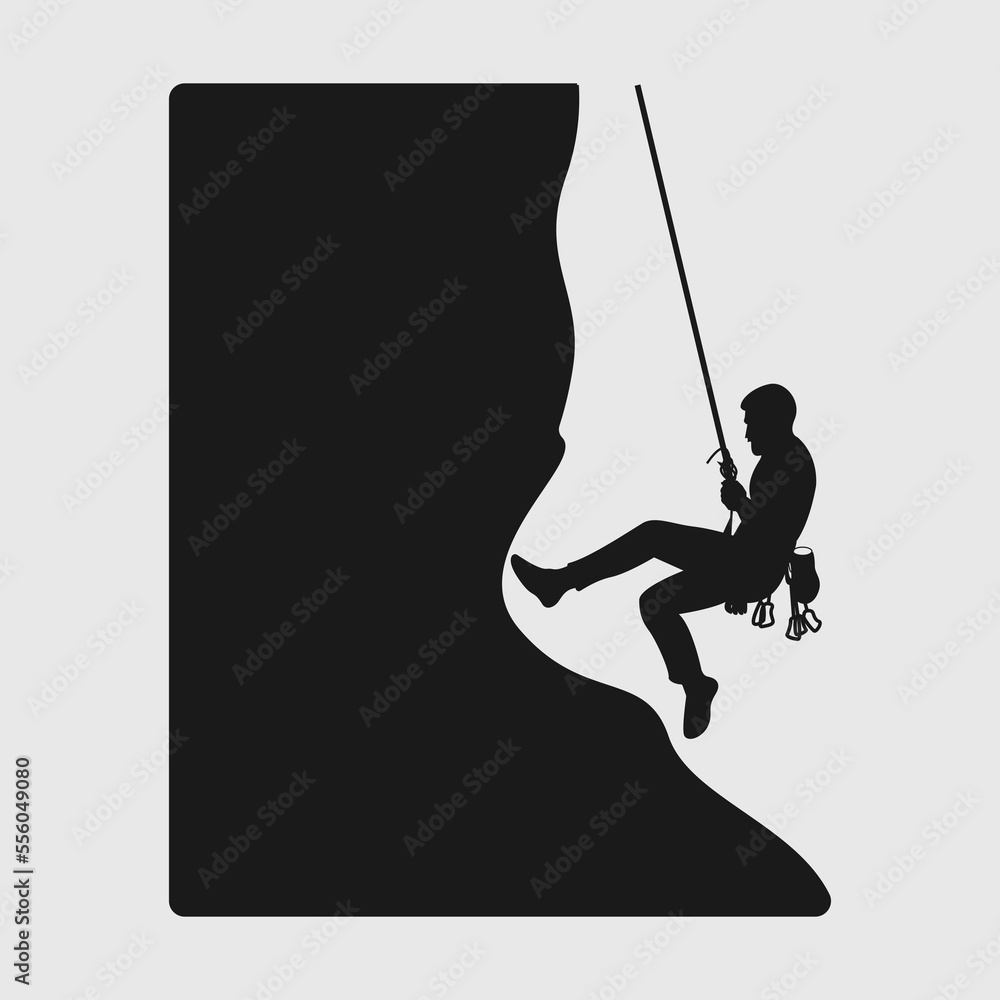 Vetor de Mountain Climbing SVG Cut File, Mountain Svg, Mountain ...