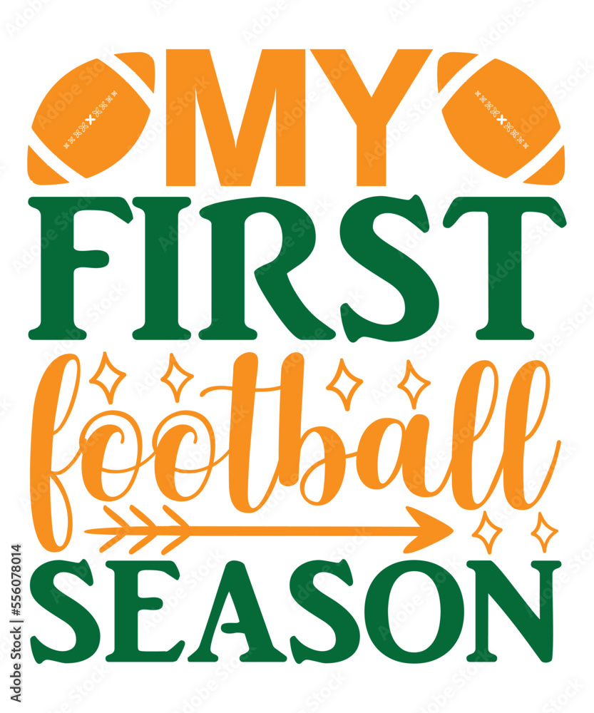 My first football season SVG, Sports Balls SVG, Instant Download ...
