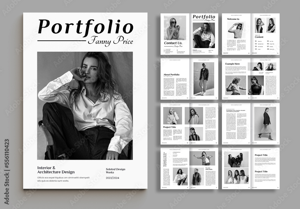 Portfolio Template Stock Template | Adobe Stock
