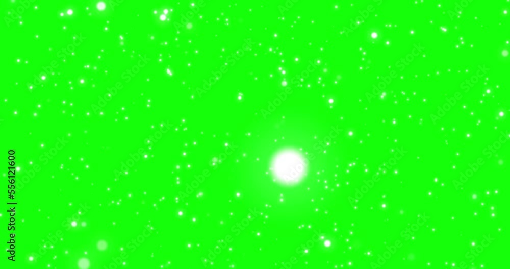 Video „Green screen chroma key stars particles in space. Background ...
