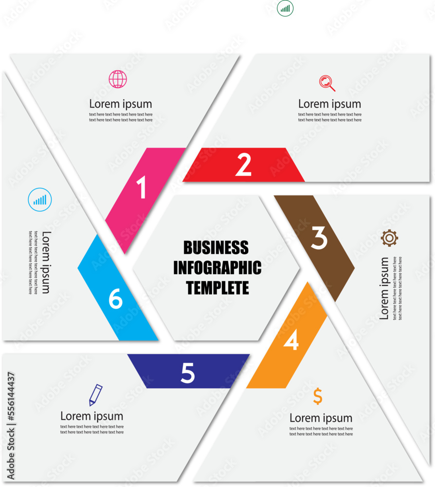 Infographics elements template for evolution series, diagram, Creative ...