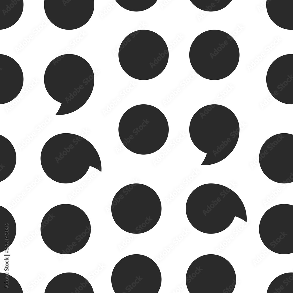 Colon punctuation vector cartoon seamless pattern background for ...