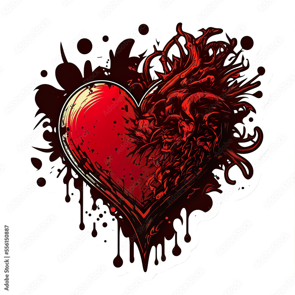 Transparent heart logo vector art Stock Illustration | Adobe Stock