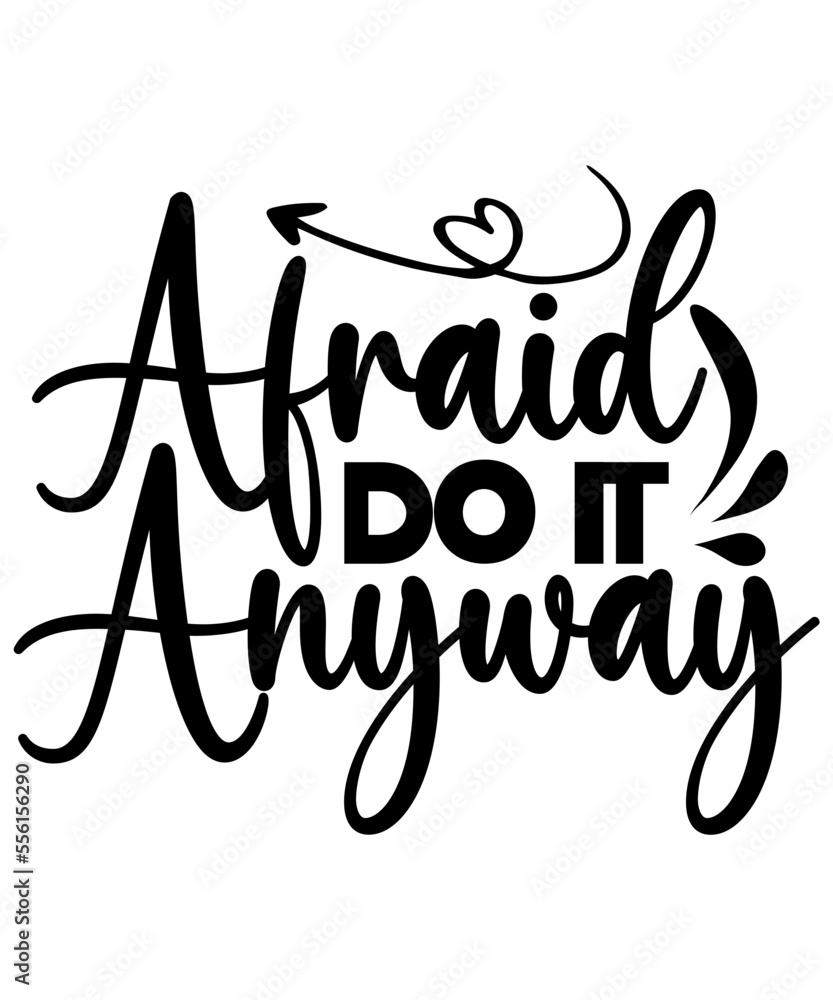 Positive Quotes SVG Bundle, Hand-lettered Quotes svg, Happy Svg ...