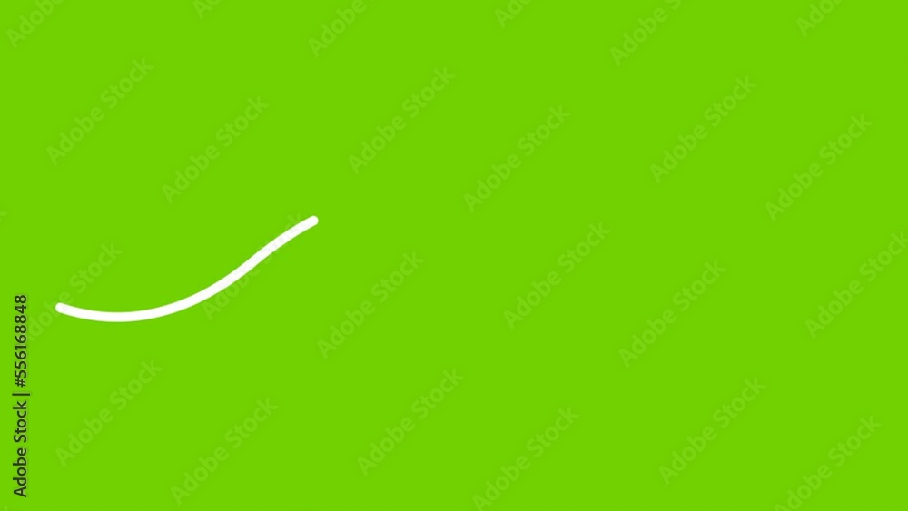 Wind blow on Green Screen and Alpha channel Transparent Background. 2d ...