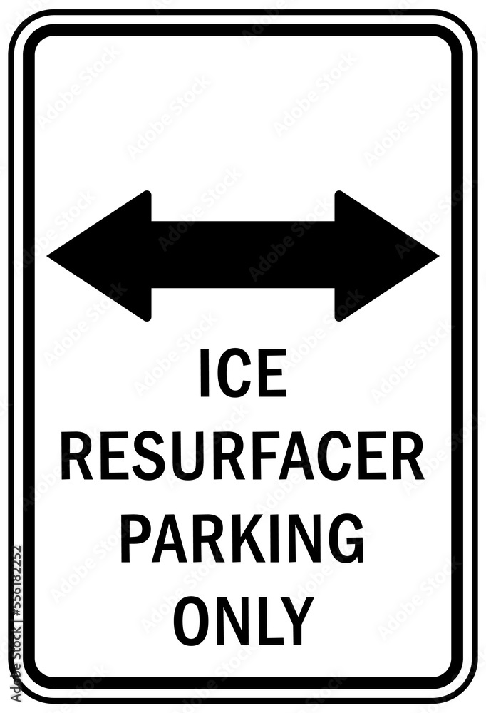 Poster Ice warning sign and labels no supervision enter ice at your own ...