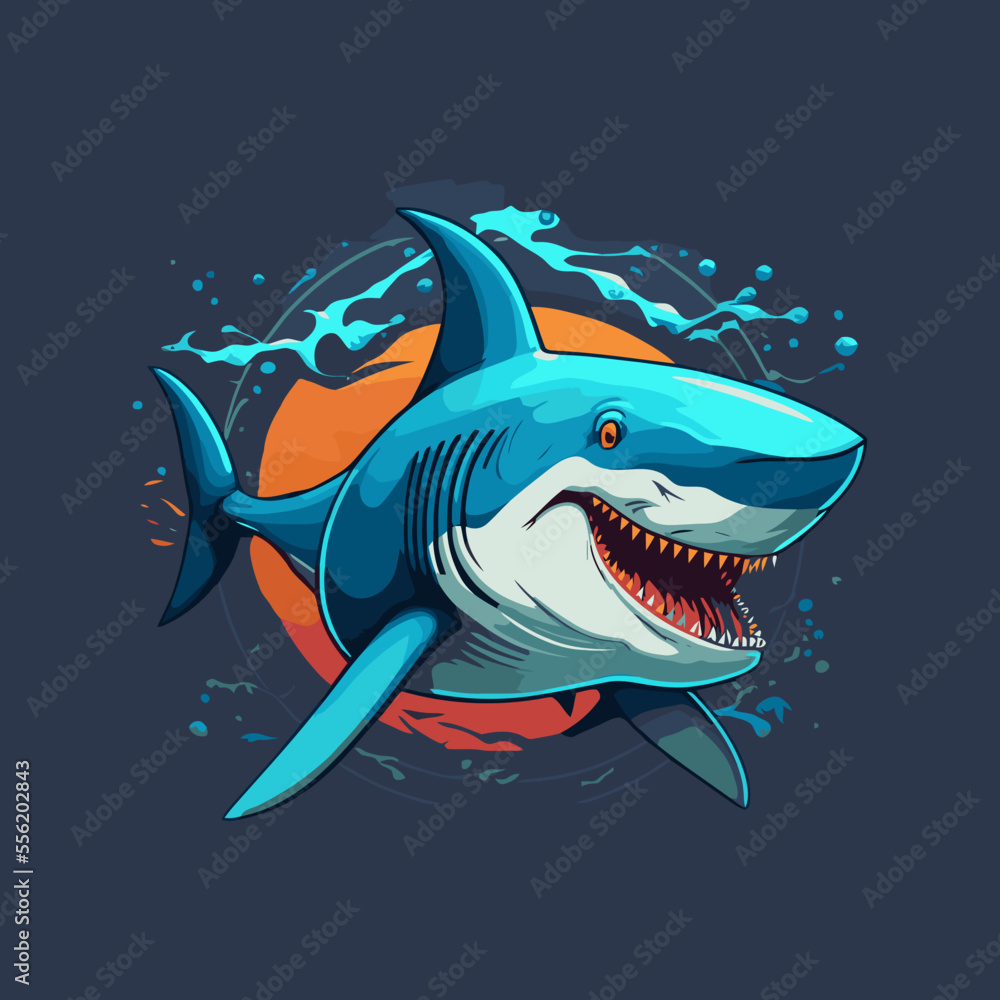 Blue Shark Logo