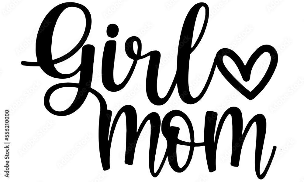 Girl Mama Svg, Girl Mom Svg, Png, Mom Svg Cut File for Cricut, Mother's ...