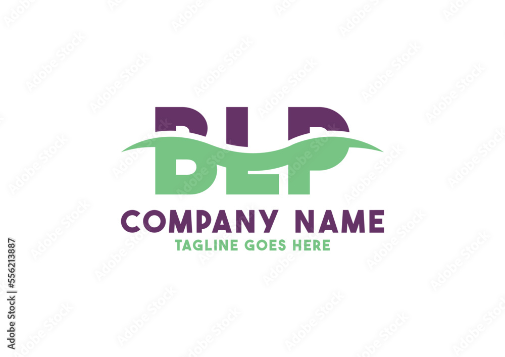 Letter BLP logo design template, BLP logo Stock Vector | Adobe Stock