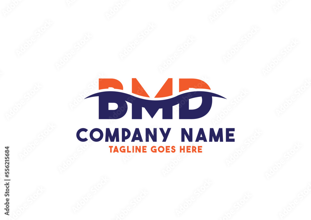 Letter BMD logo design template, BMD logo Stock Vector | Adobe Stock