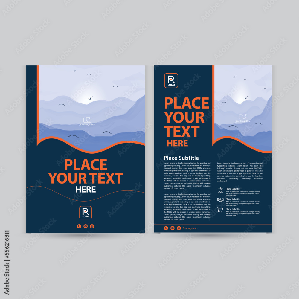 Press ad, poster, flyer, pamphlet, brochure, cover design layout ...