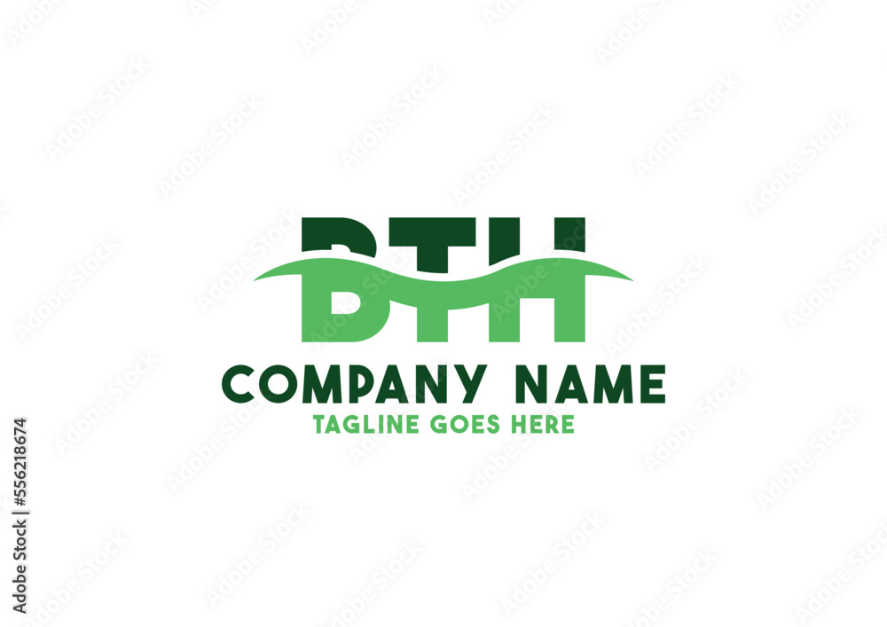 Letter BTH logo design template, BTH logo Stock Vector | Adobe Stock