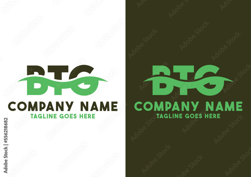 Letter BTG logo design template, BTG logo Stock Vector | Adobe Stock