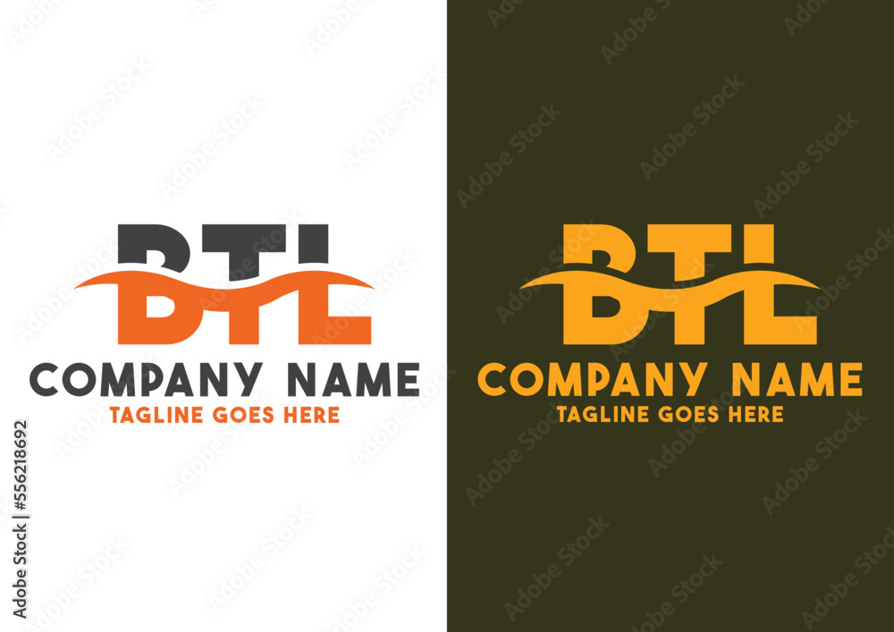 Letter BTL logo design template, BTL logo Stock Vector | Adobe Stock