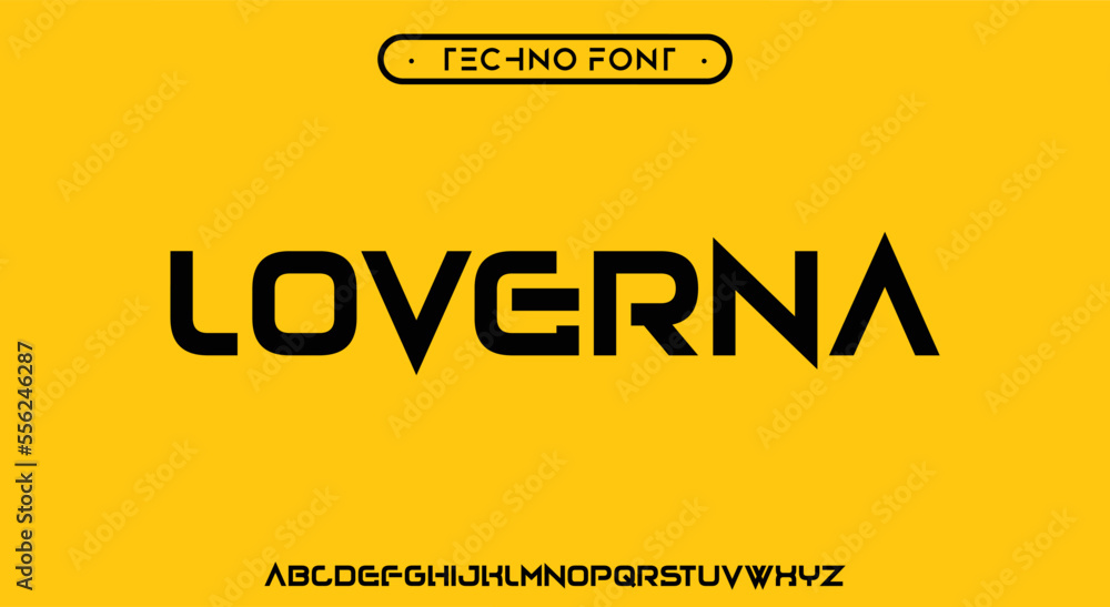 LOVERNA Modern Bold Font. Regular Italic Number Typography urban style ...