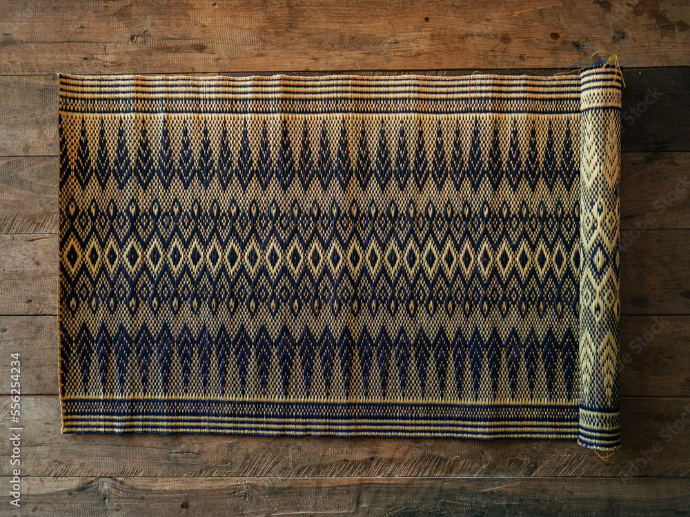 Reed mats, folk wisdom rural areas processing of local plants combining ...