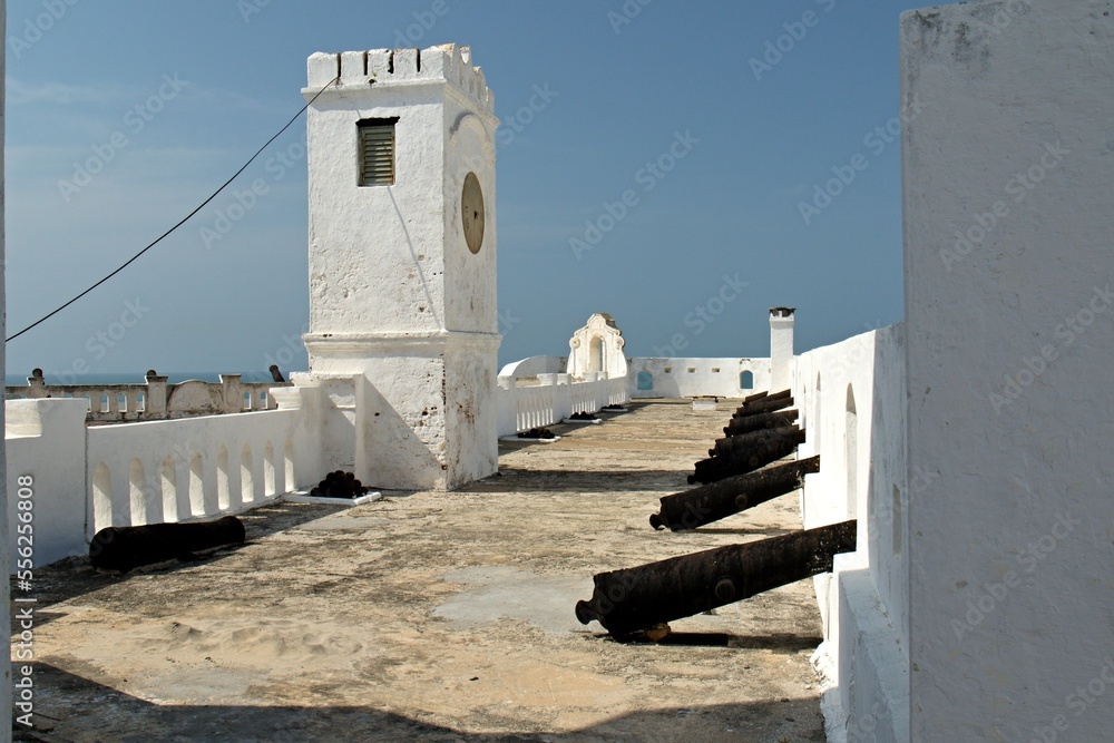 Cape Coast Castle is the largest of the buildings that contain the ...