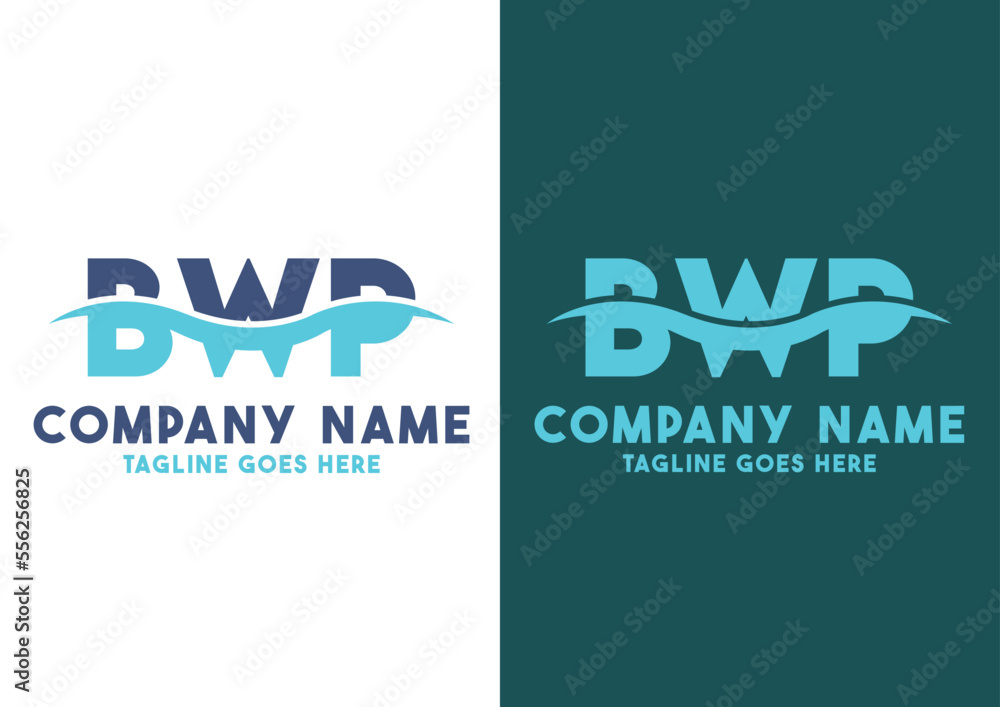 Letter BWP logo design template, BWP logo Stock Vector | Adobe Stock