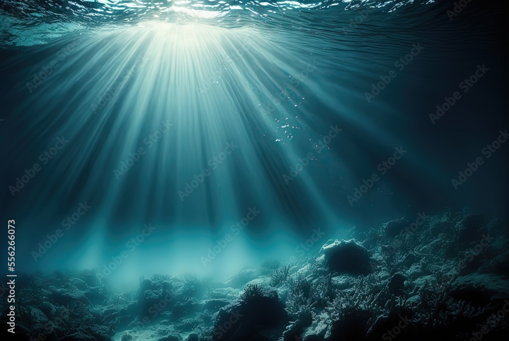 Underwater Light Ripples