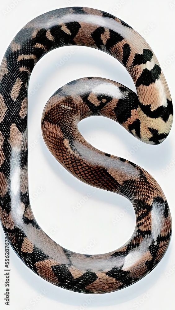 snake created with Generative AI technology Stock Illustration | Adobe ...