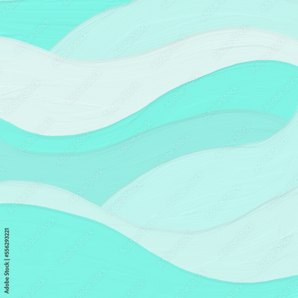 tiffany blue acrylic oil paint brush style element aesthetic colortone ...