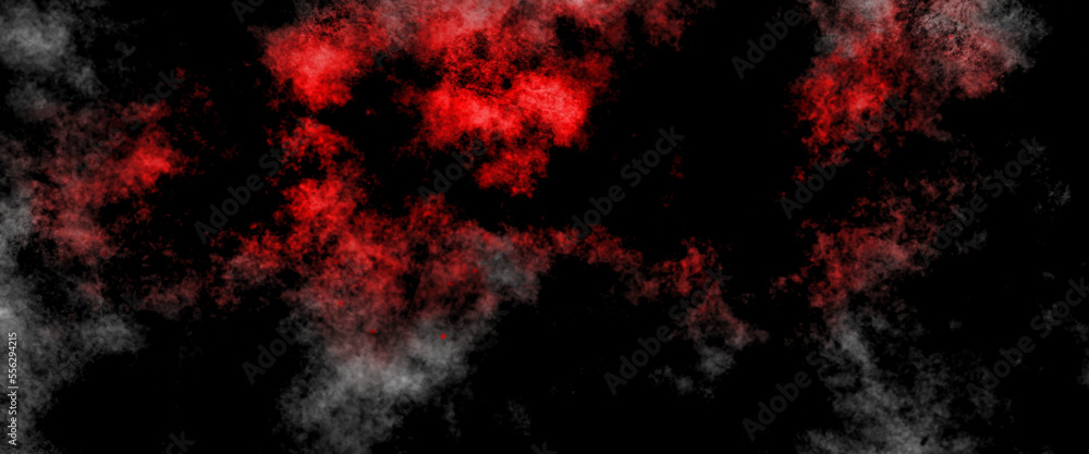 Burning coals and crack surface. Black and red rock stone background ...