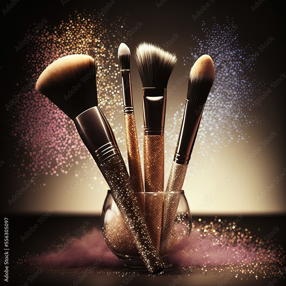 make up brushes. sketch art for artist creativity and inspiration ...