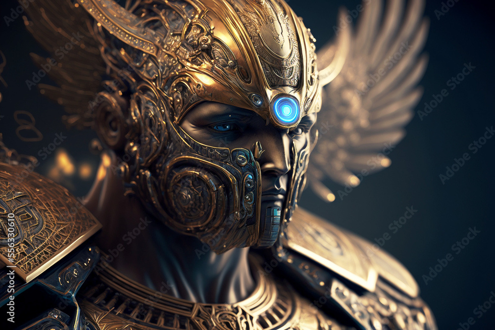 Anunnaki King - The Angel of The Dawn Stock Illustration | Adobe Stock