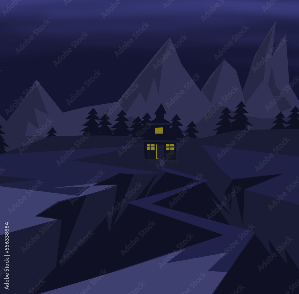 fondo ilustracion 2D ilustración de Stock | Adobe Stock