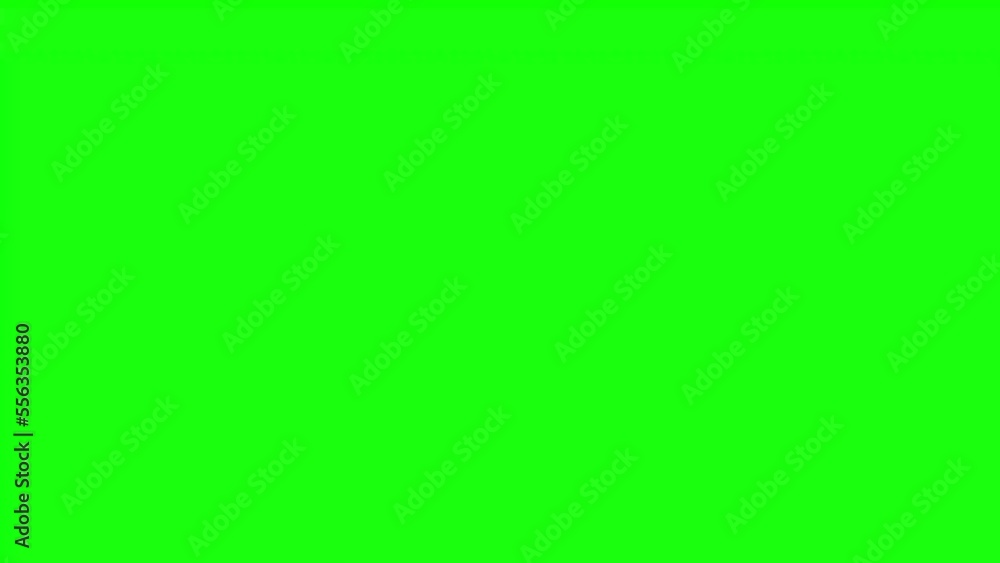 Hong kong Scribble Animation on Green Screen Background. Looping ...