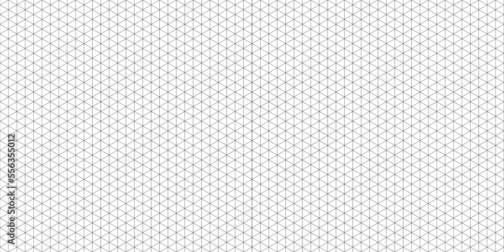 Vector seamless geometric low poly triangular pattern. Isometric grid ...