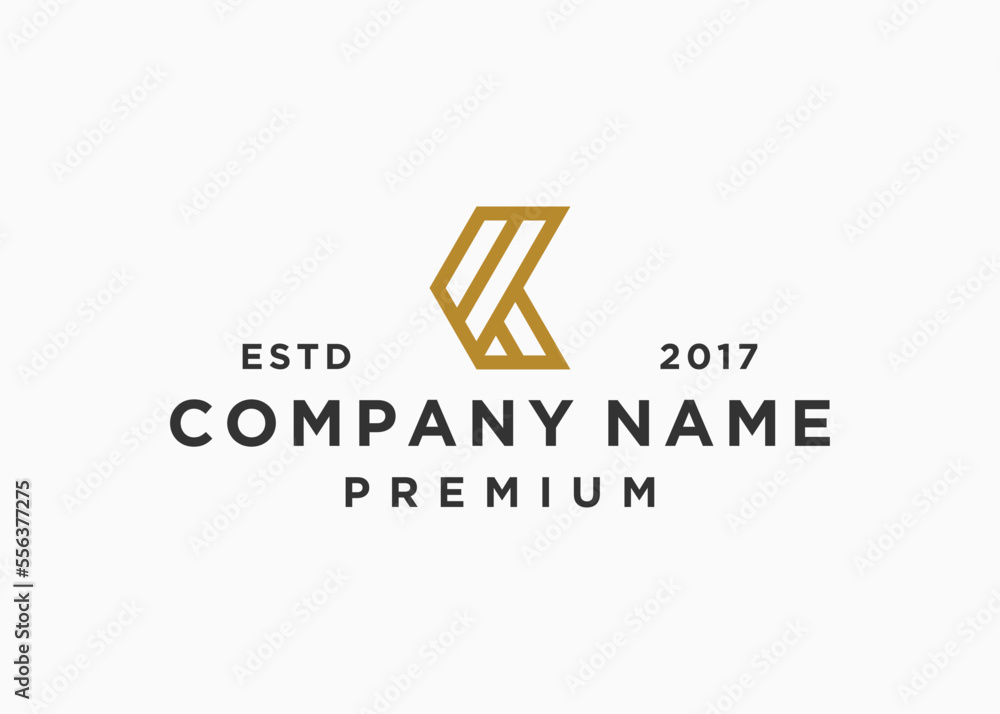 letter kk logo design vector illustration template Stock Vector | Adobe ...