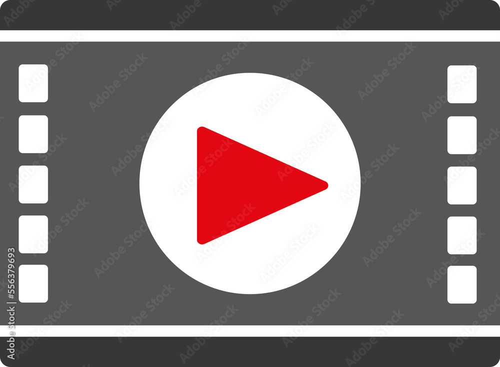 Play video symbol, transparent backgrounds Stock Illustration | Adobe Stock