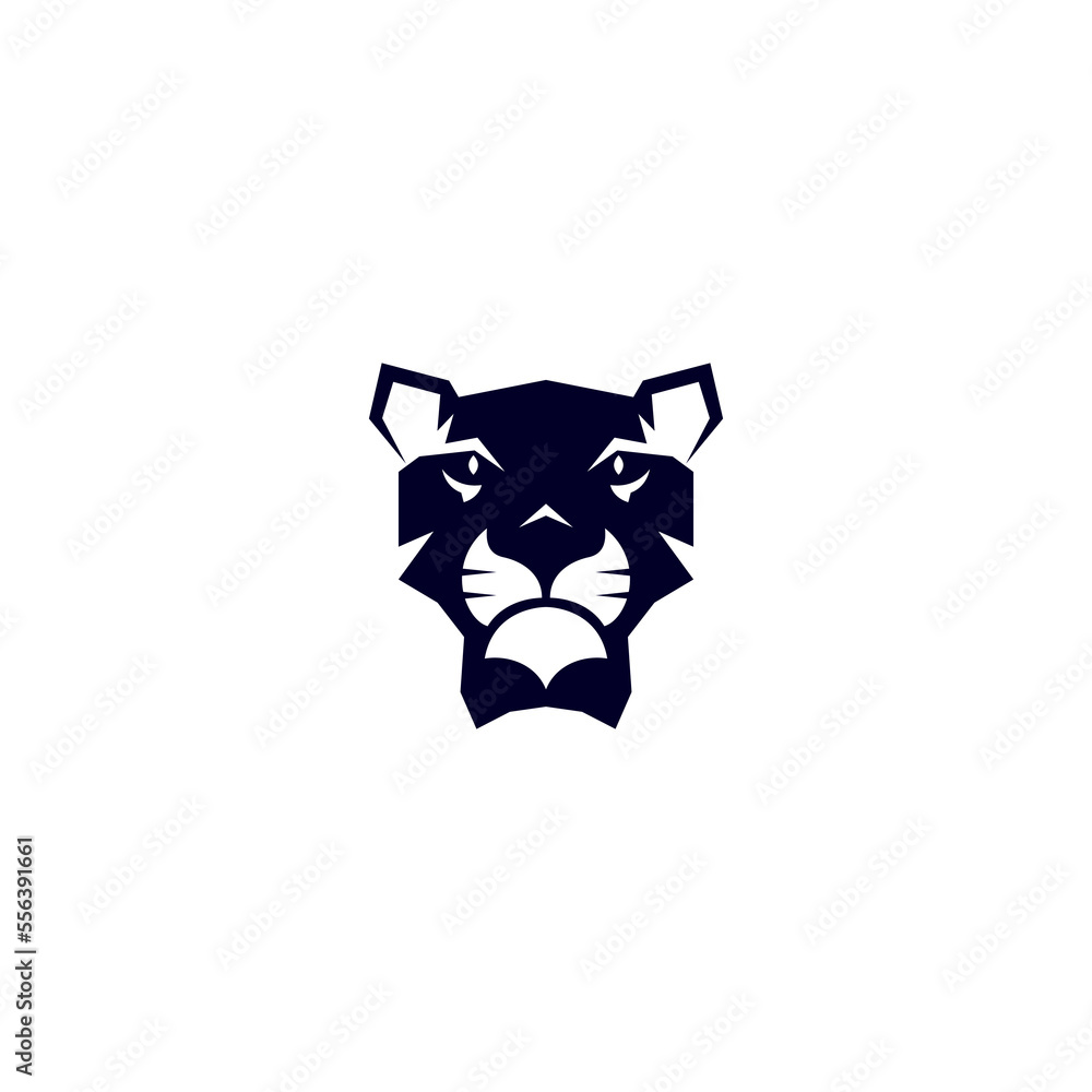 panther face vector illustration for an icon,symbol or logo. panther ...