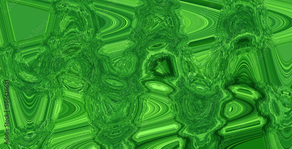 Abstract fantastic green background, unusual stains, unique color ...