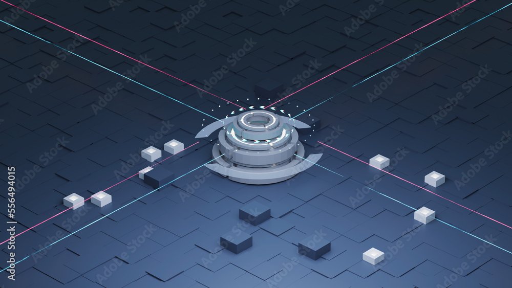 SCI-FI technology robotic quantum computing processor concept for ... SCI-FI technology robotic quantum computing processor concept for ...