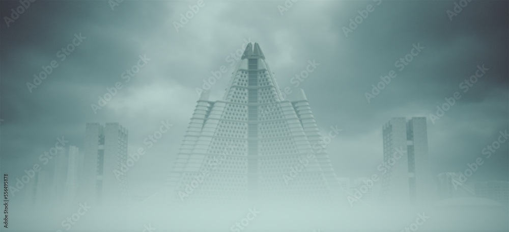 Retro Sci Fi Brutalist Buildings 1990s Science Fiction Architecture ...
