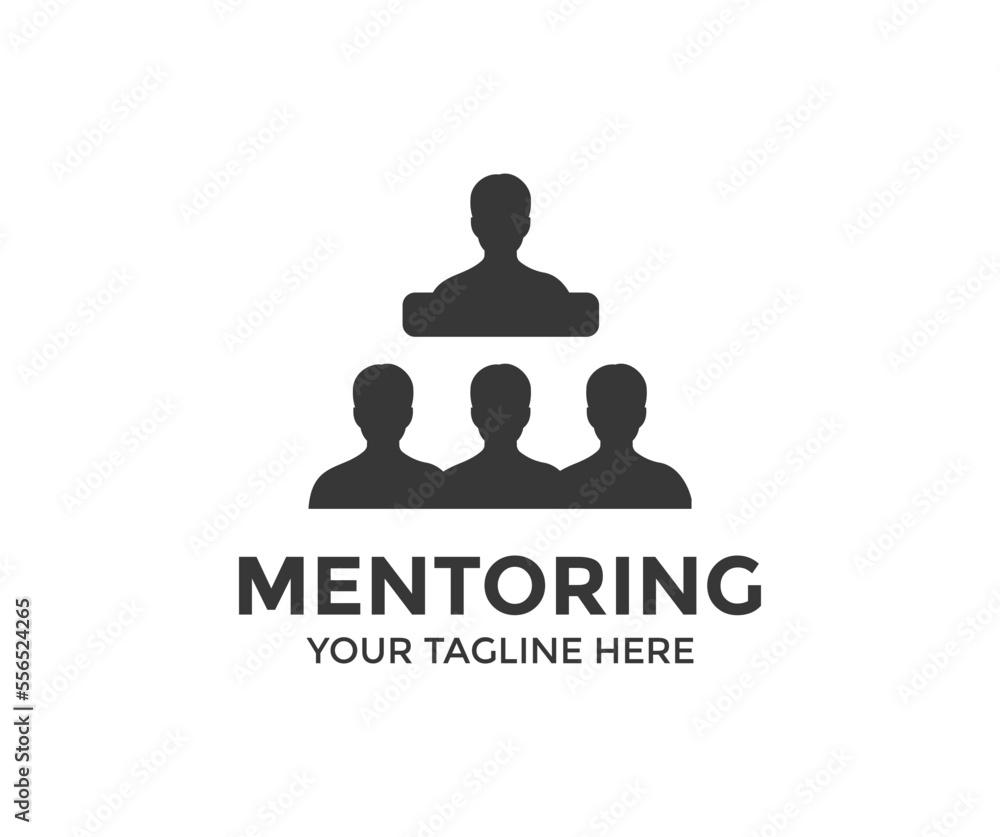 Mentoring Concept logo design. Banner Mentoring concept. Coaching ...
