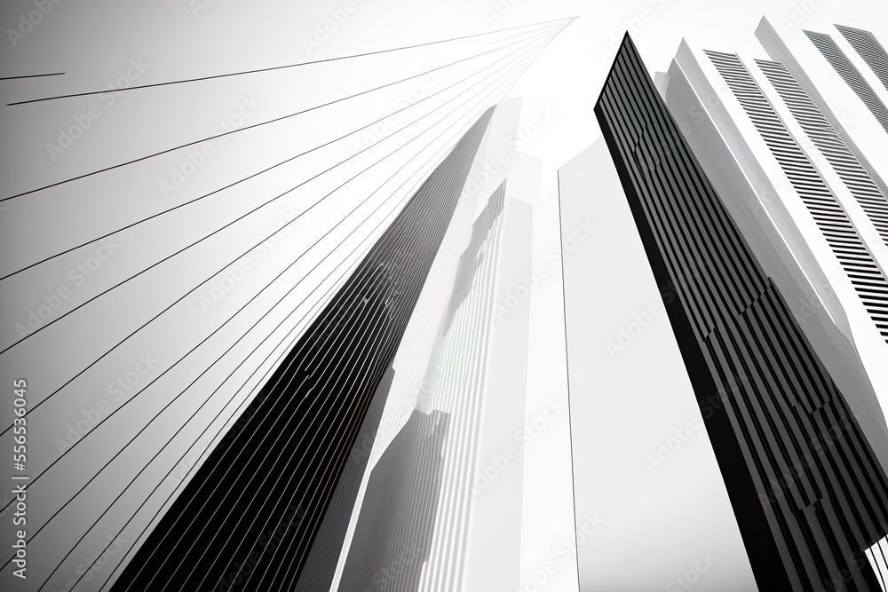 building lines as a symbol. Symbol of city architecture. Symbol for a ...