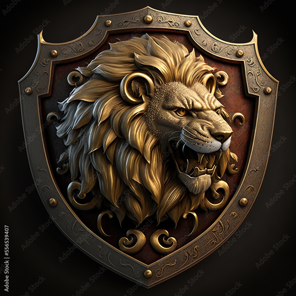 Lion Head Shield